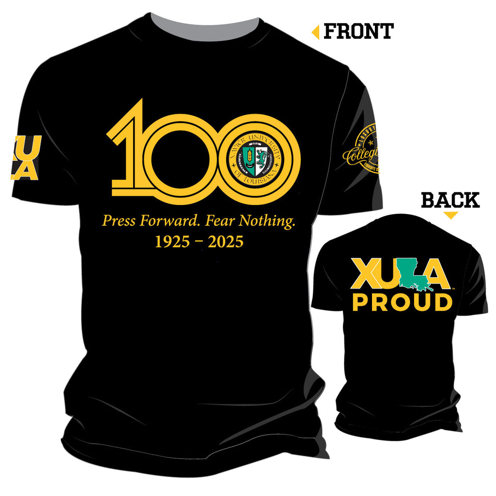 Xula 100 Anniv Chenille Embroidery Unisex Tees Collegiateluxe