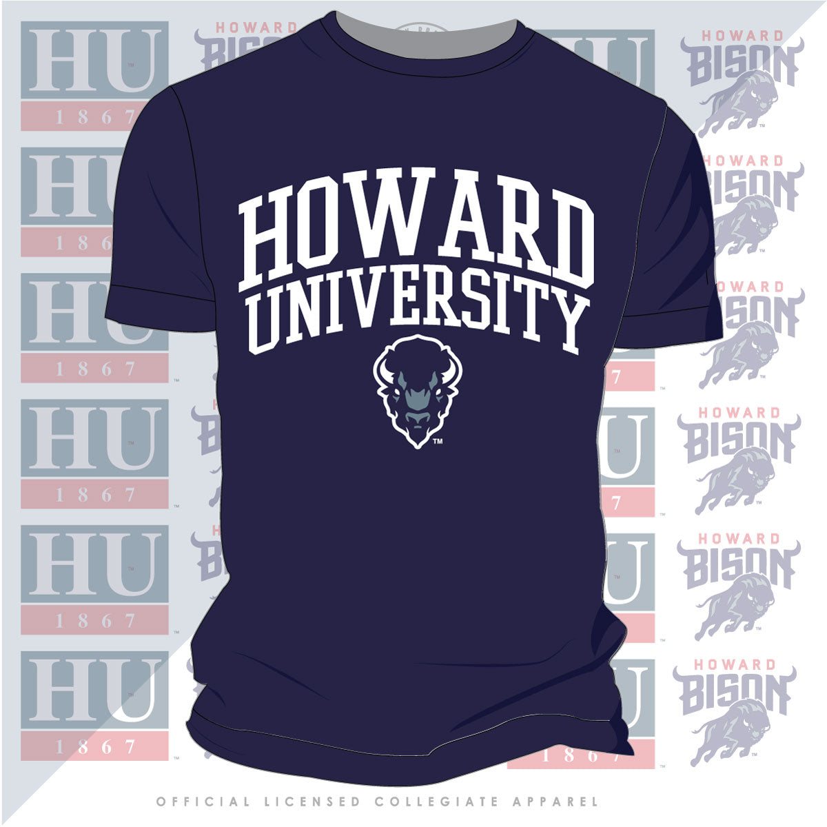HOWARD University | Bison Arch | TEES Unisex (DK) – collegiateluxe