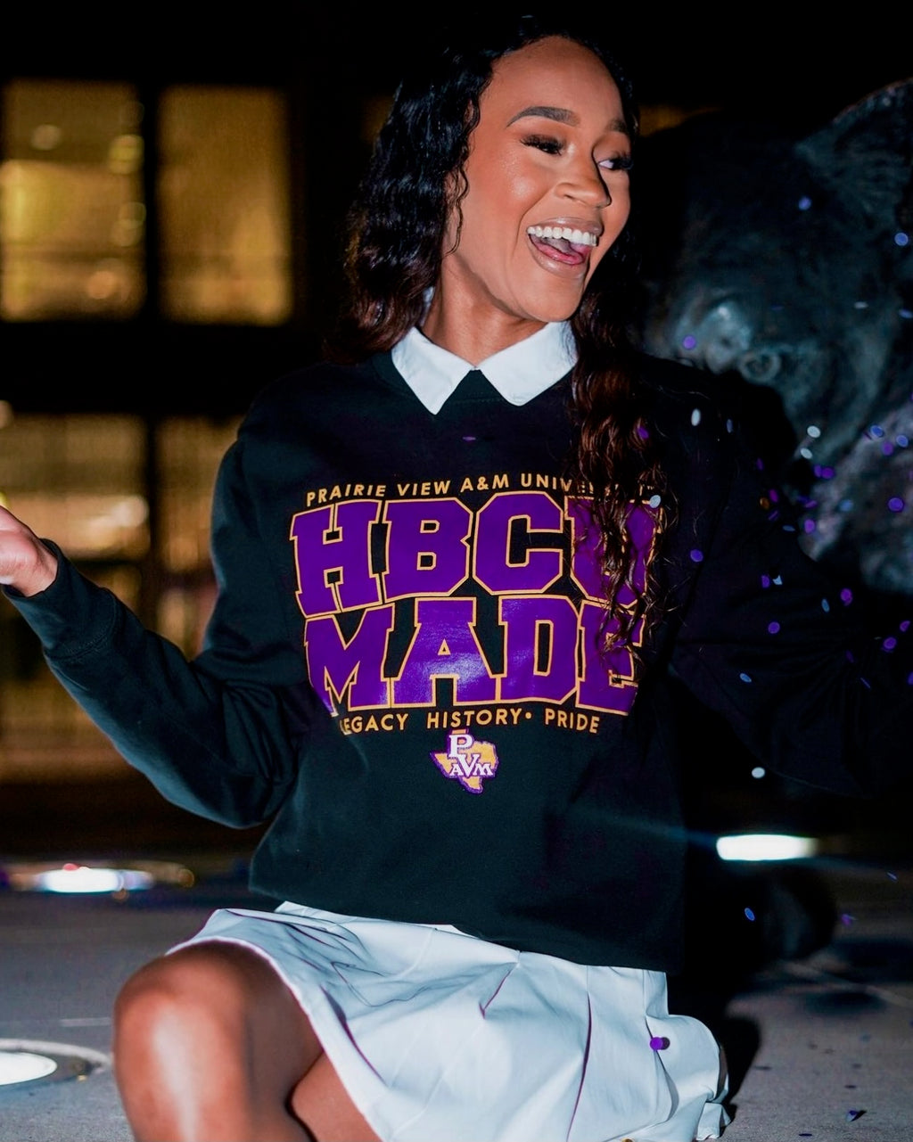 PVAMU | HBCU MADE Black Unisex Sweatshirt (**) – collegiateluxe