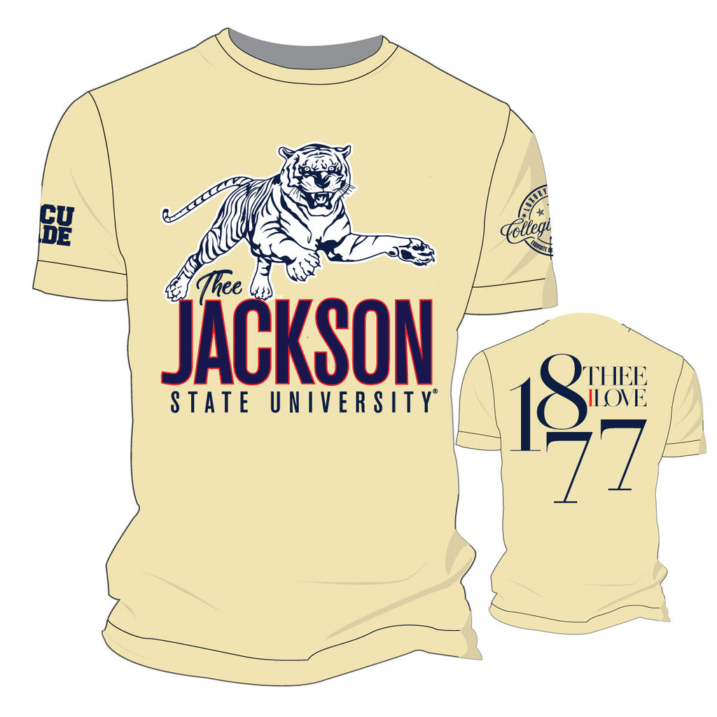 Jackson State | Thee ILOVE Chenille Cream Tees (a** – collegiateluxe