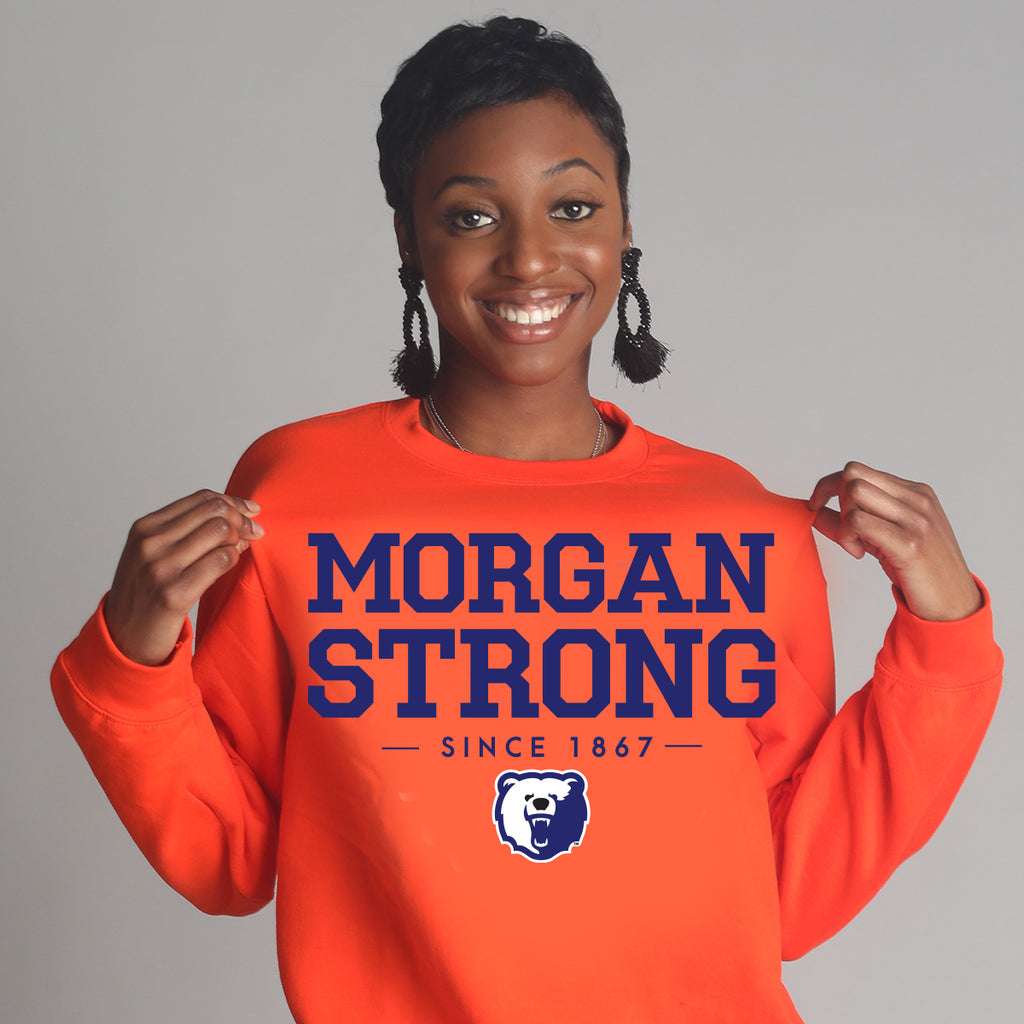 MORGAN | STRONG Orange Sweatshirt (**) – collegiateluxe