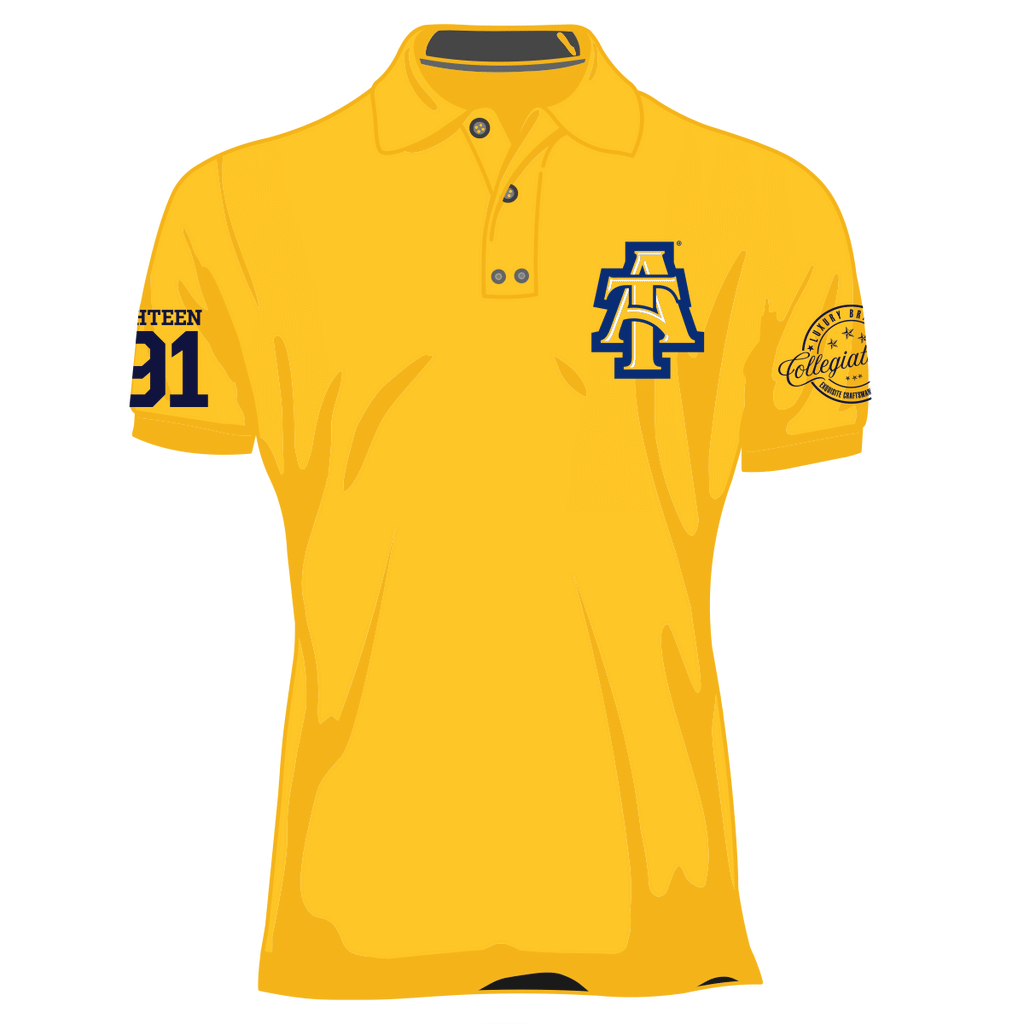NC A&T SU | The Iconic GOLD AGGIES Polo Shirt (**) – collegiateluxe
