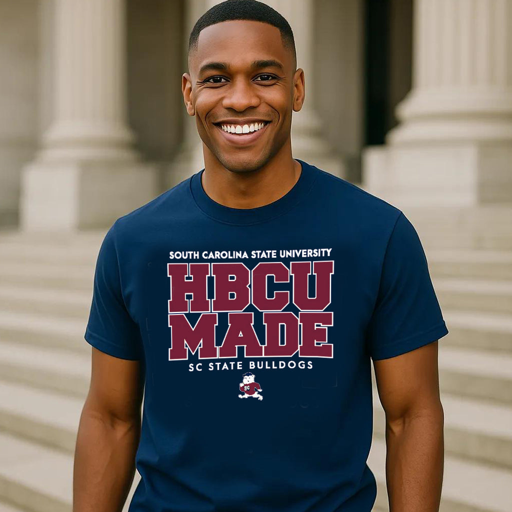 SC STATE | HBCU MADE Navy Unisex Tees (**) – collegiateluxe