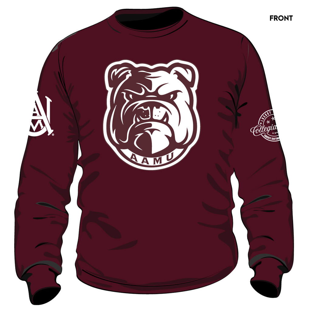 Alabama A&M | AAMU CHAMPS LOGO Chenille Sweatshirt (a** – collegiateluxe