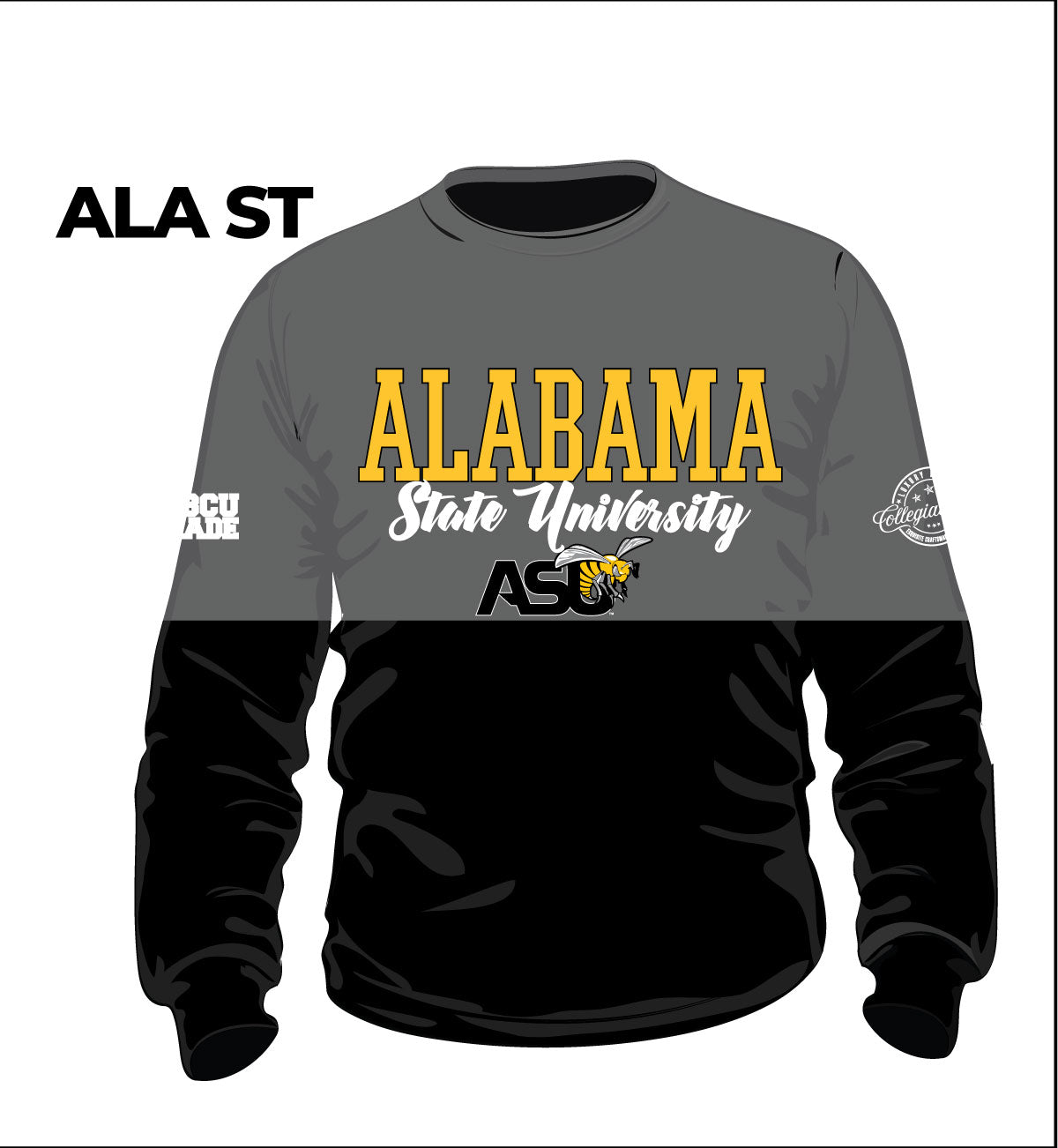 ALABAMA ST. | THE GRAD Chenille Unisex Sweatshirt – collegiateluxe