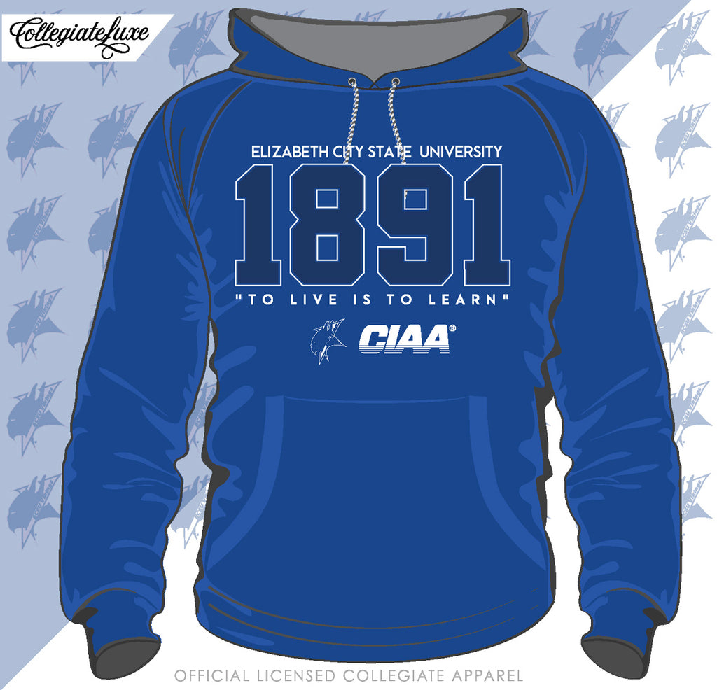 ECSU | EST. Royal Blue Unisex Hoodie (**) – collegiateluxe