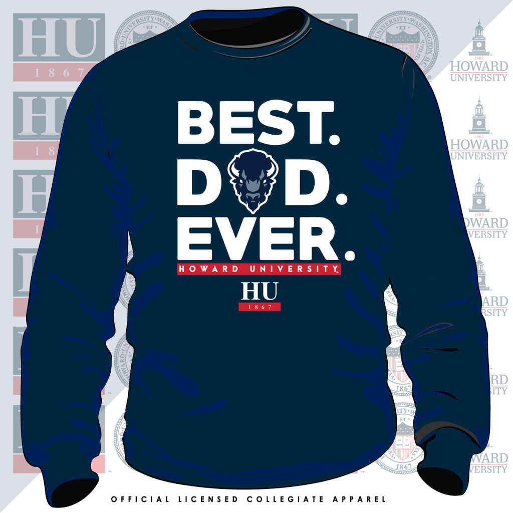 HOWARD | Best "DAD" Ever Navy Unisex Sweatshirt (**) – collegiateluxe
