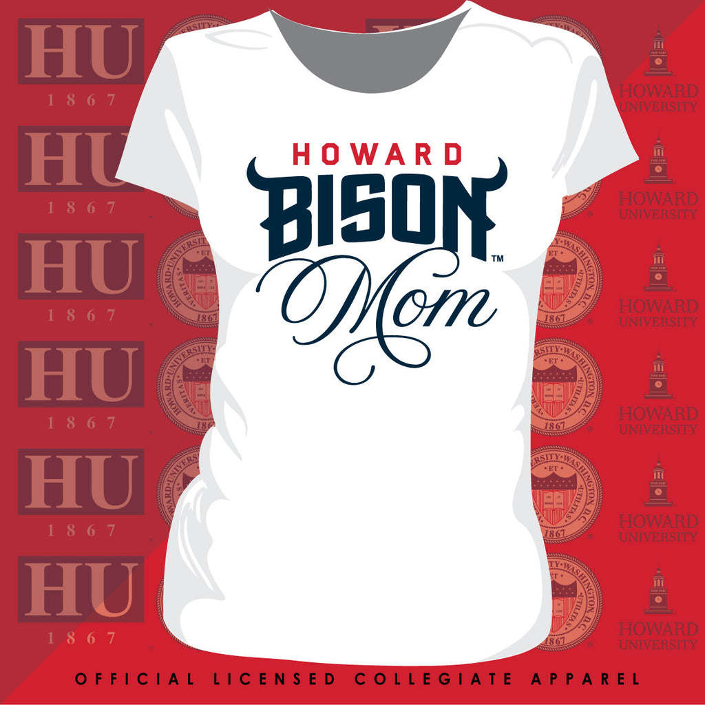 HOWARD | Fancy "MOM" Ladies and Men's White Tees (**) – collegiateluxe