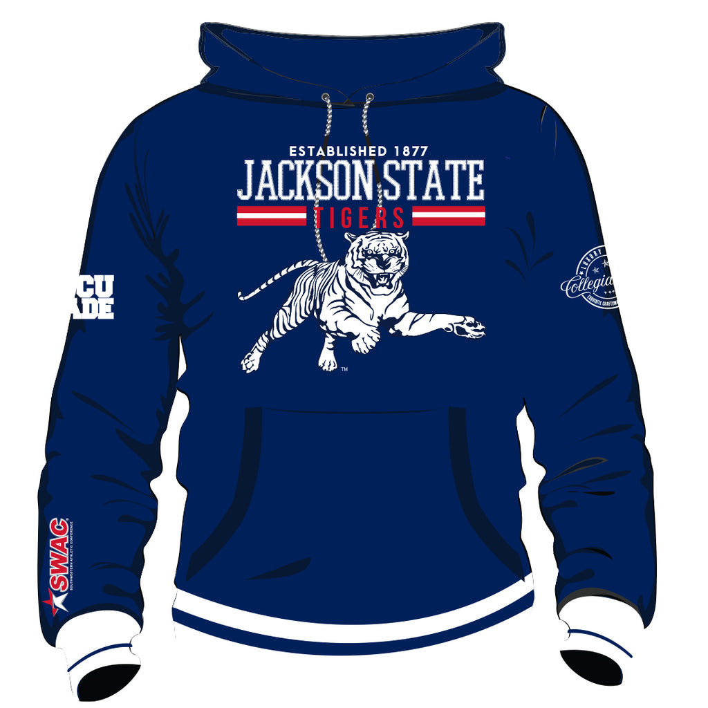 Jackson State. HBCU Chenille RED STRIPE | Unisex Hoodie (a* ...