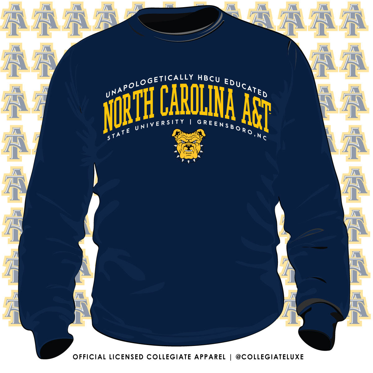NC A&T AGGIE | Unapologetically HBCU Educated | Sweatshirt – collegiateluxe