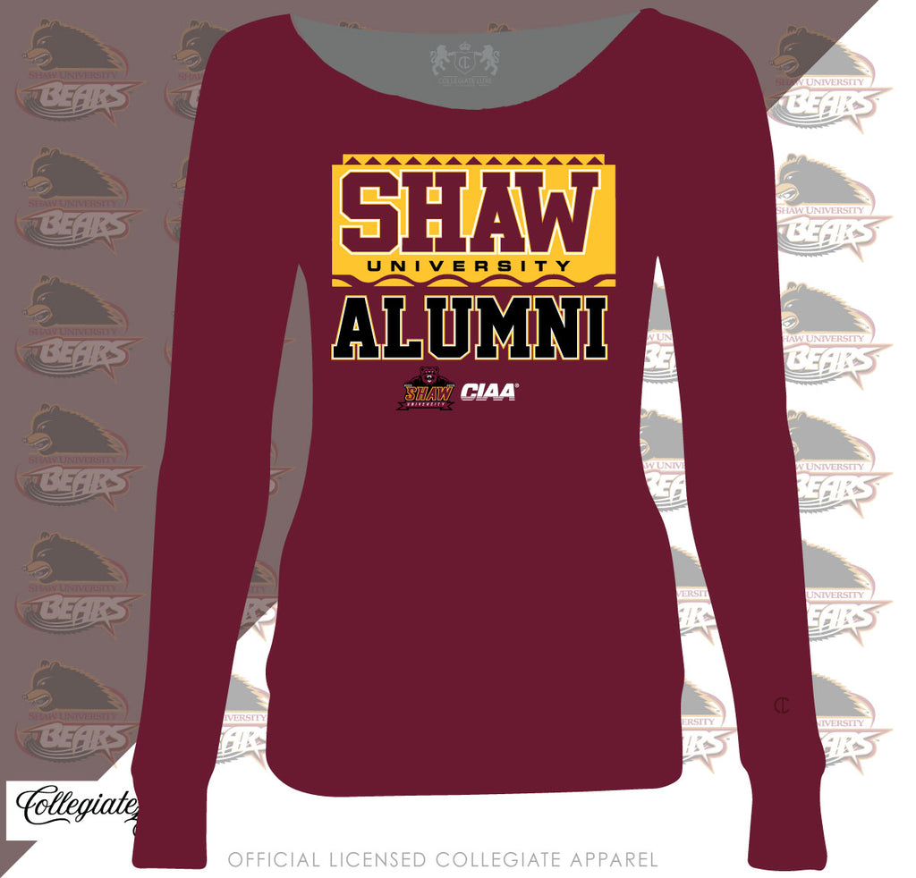 SHAW Univ | 90s ALUMNI CARDINAL Ladies Off The Shoulder ...