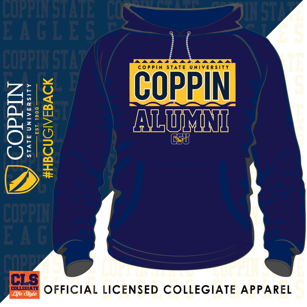 Coppin St. | 90s ALUMNI Navy Unisex Hoodie (**) – collegiateluxe