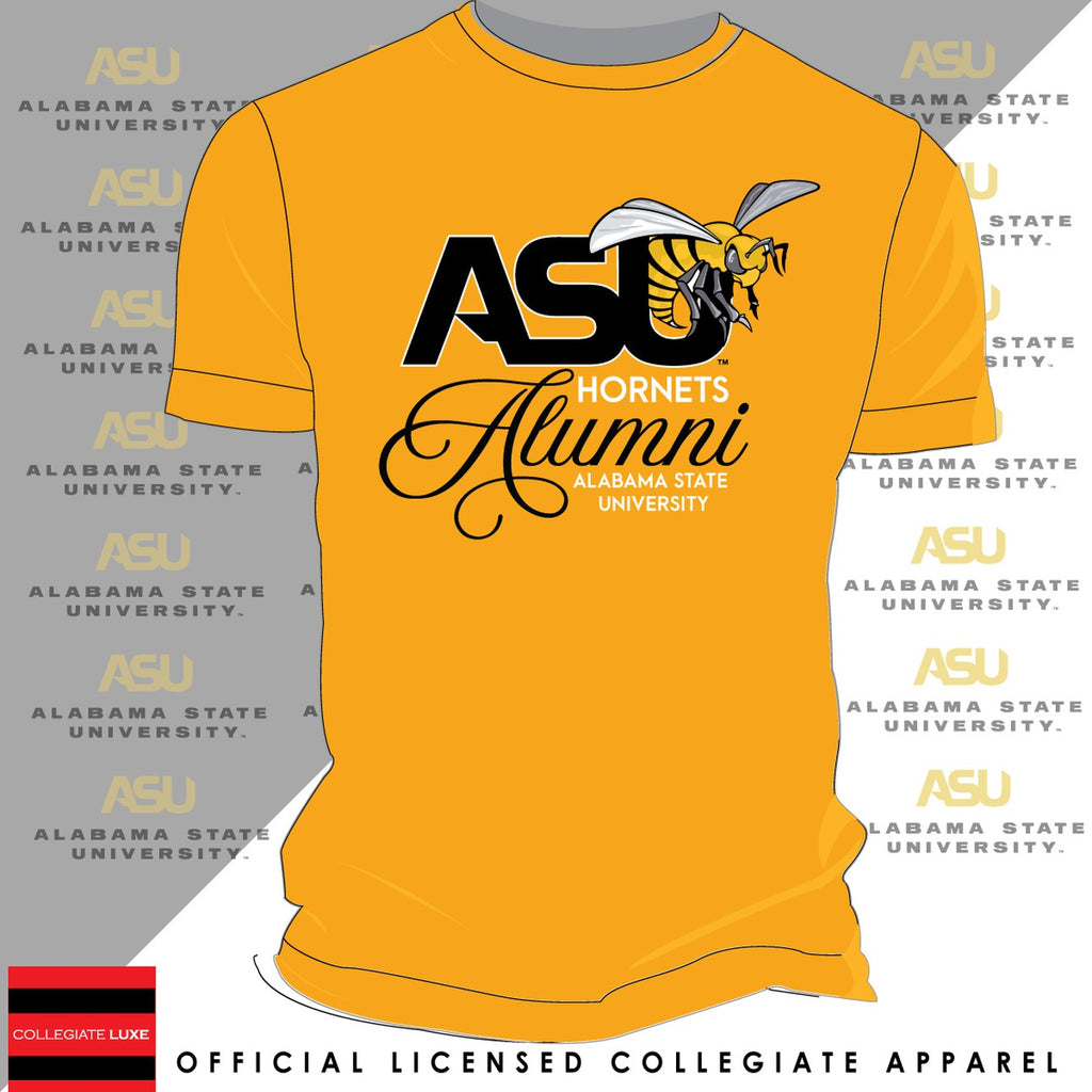 Alabama State | FANCY ALUMNI Gold Unisex Tees (**) – collegiateluxe