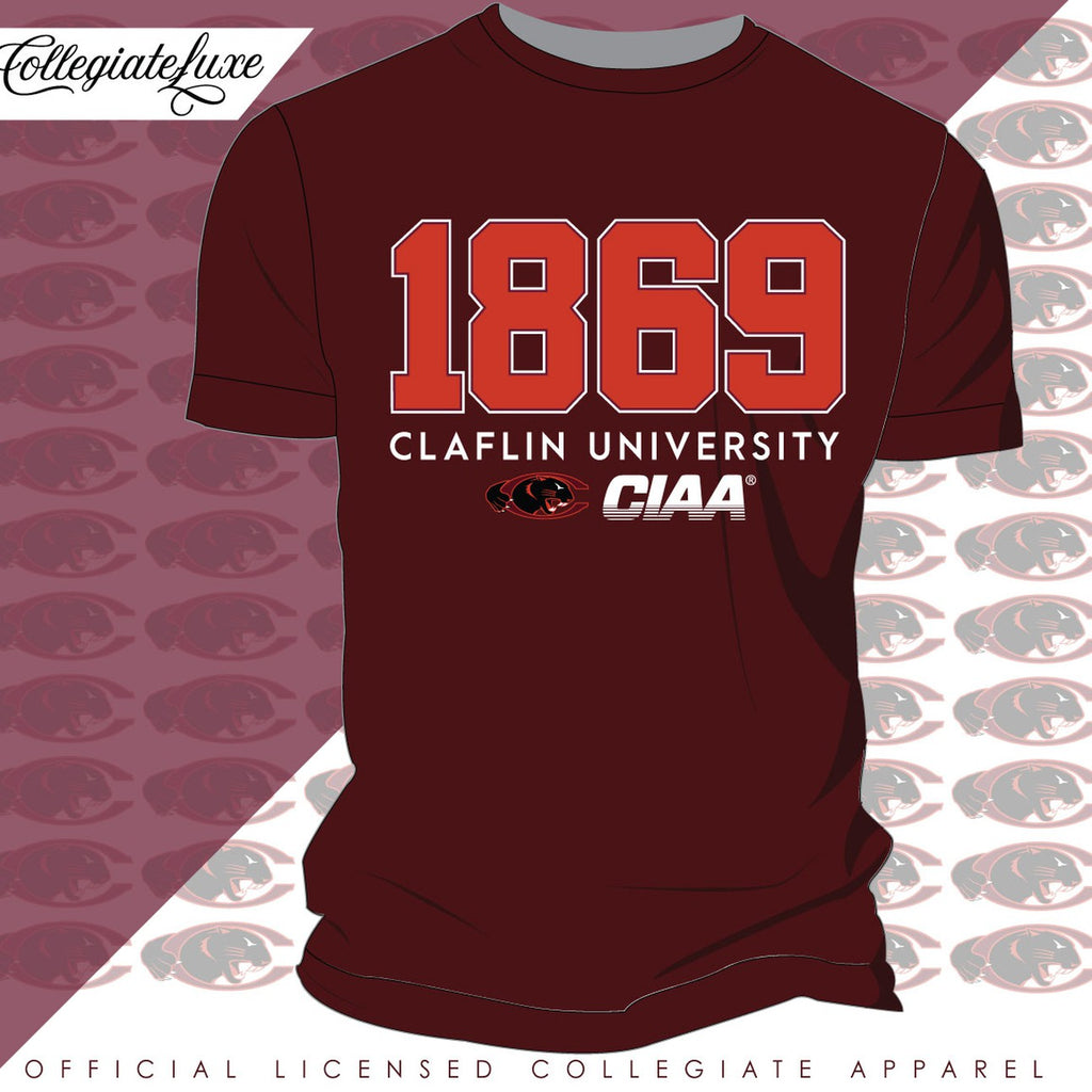 CLAFLIN | EST. 1869 Maroon Unisex Tees (Z) – collegiateluxe