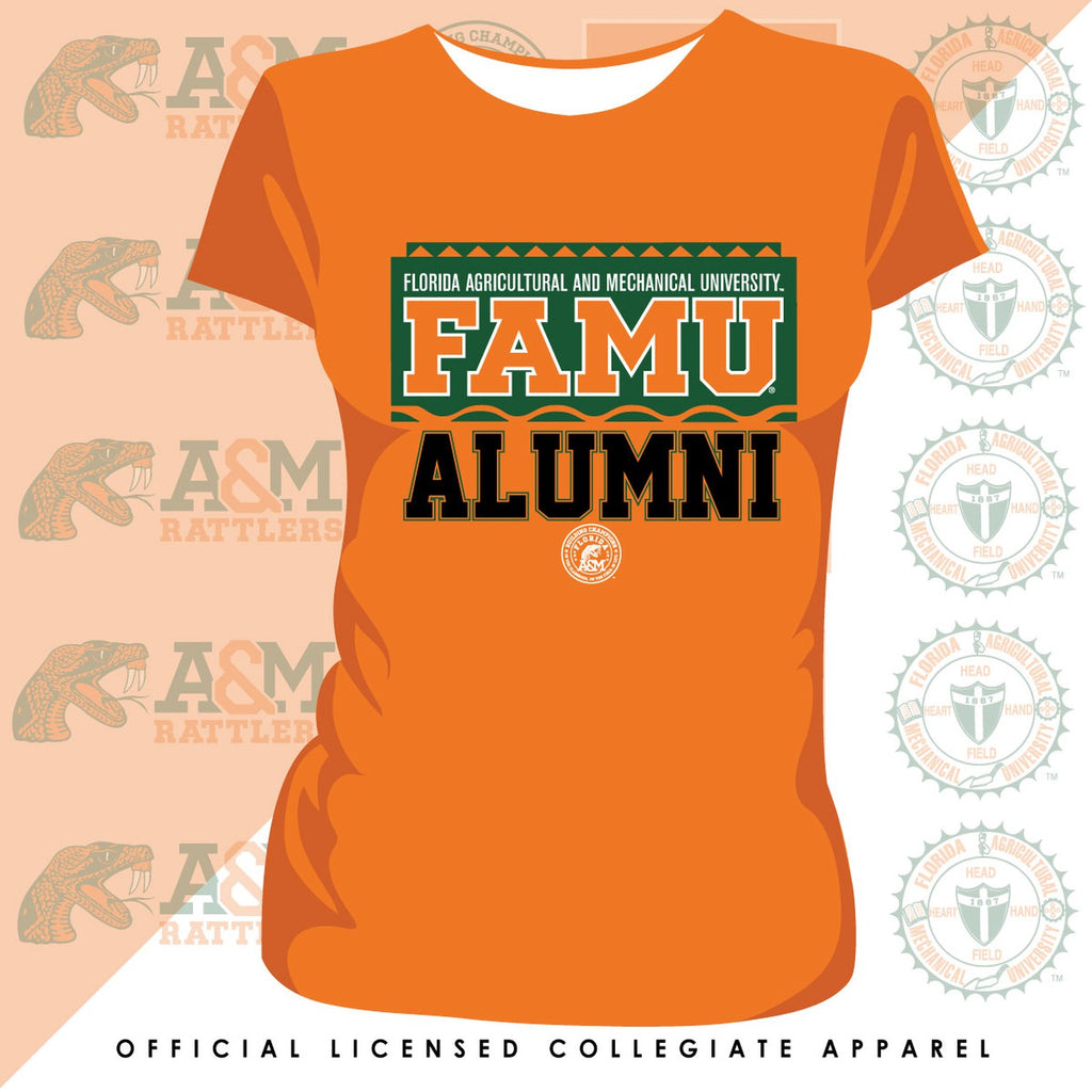 FAMU | 90s ALUMNI Orange Ladies Tees (**) – collegiateluxe